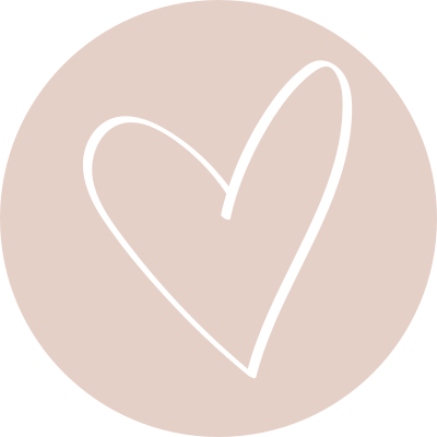 Roze sticker met hartje